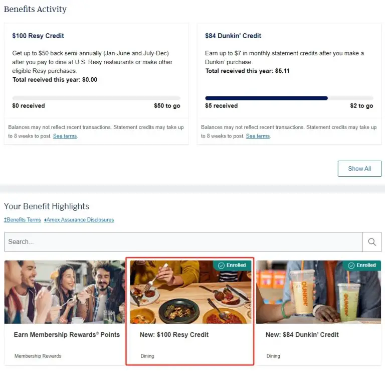 每半年50美元，顺利报销！Amex Gold全新Resy Credit使用实战详解 - 抛因特达人 PointsTalent